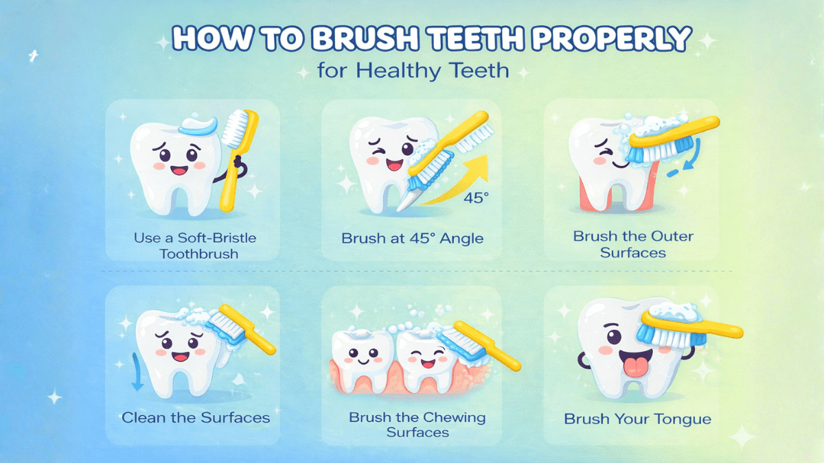 How to Brush Teeth Properly for Healthy Teeth