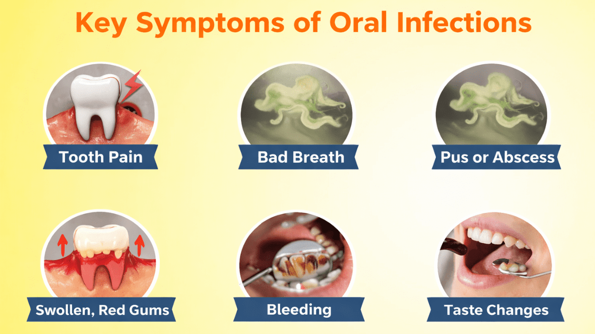 Early Oral Infections Symptoms, Causes and Treatments